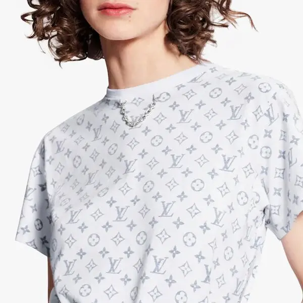 LOUIS VUITTON Ss22 Collar Chain Logo Short Sleeve