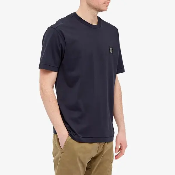 Stone Island Patch Logo T-shirt - Navy