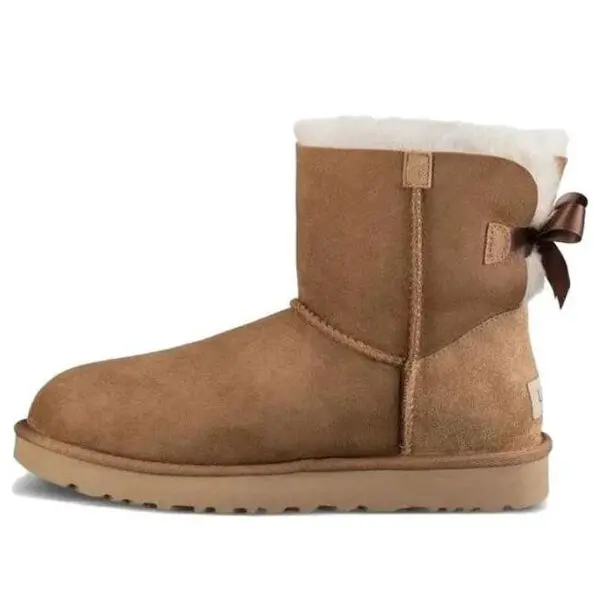 UGG Mini Bailey Bow Ii Boots - Chestnut Brown