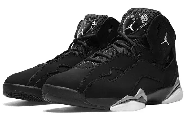JORDAN True Flight Cool Grey Sneakers - Black