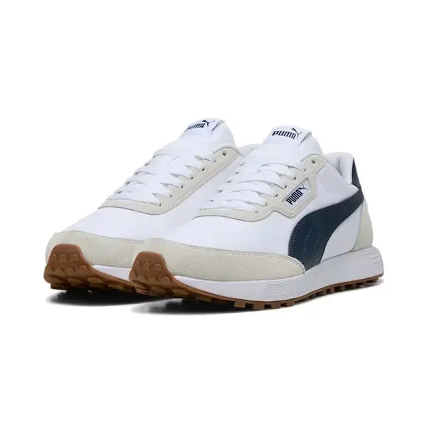 PUMA Runtamed Lugged Classic Sneakers - White/navy