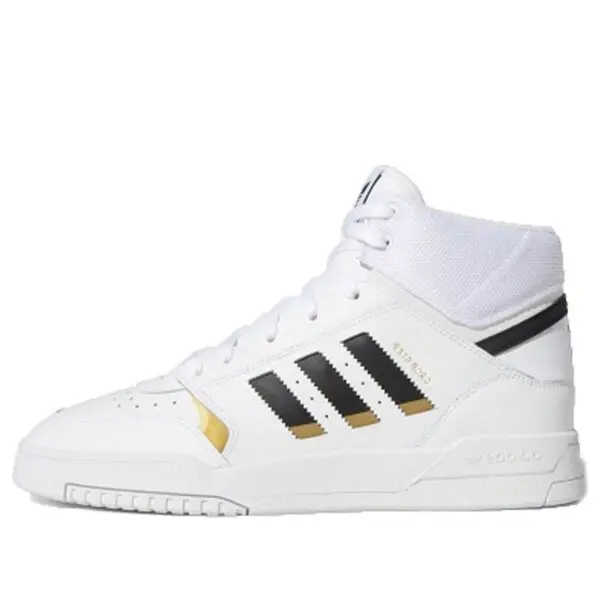 Adidas Drop Step High Top Sneakers - White