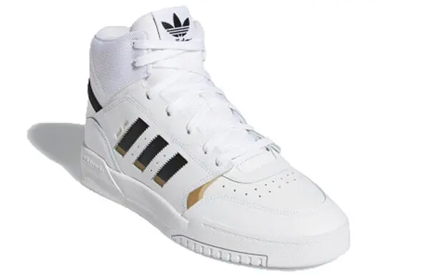 Adidas Drop Step High Top Sneakers - White
