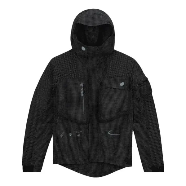 Nike X Off-white Hooded Pocket Jacket - Black