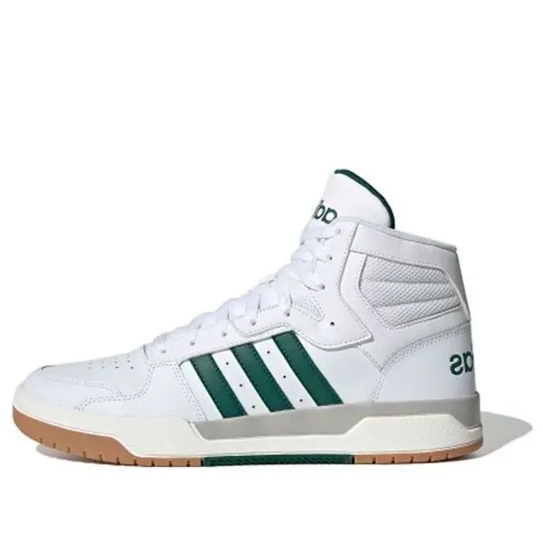 Adidas Entrap Mid Collegiate Green Sneakers - White