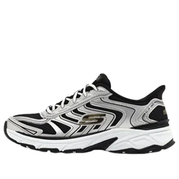 Sketchers Stamina Sneakers - Silver/black