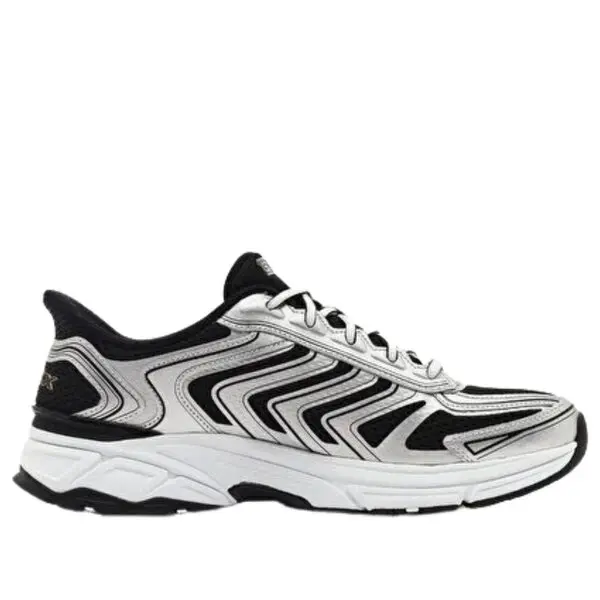 Sketchers Stamina Sneakers - Silver/black