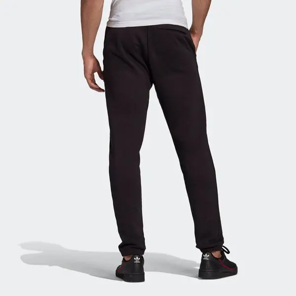 Adidas Originals Ssilicon Swpant Solid Color Casual Bundle Feet Sports Long Pants - Black