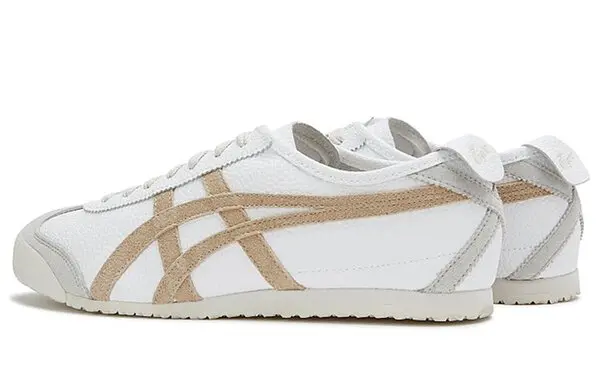 Onitsuka Tiger Mexico 66 Low Top Sneakers - White/brown