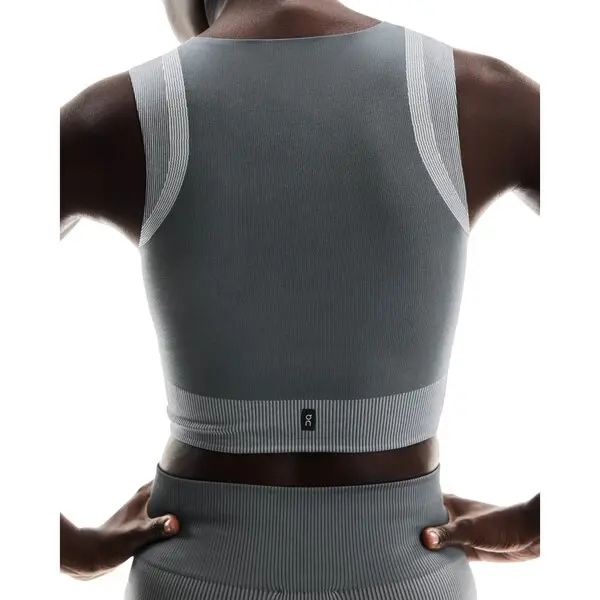 On Studio Knit Crop Top - Grey