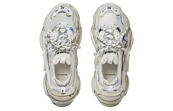 Balenciaga Triple S Sneakers - Default White/blue
