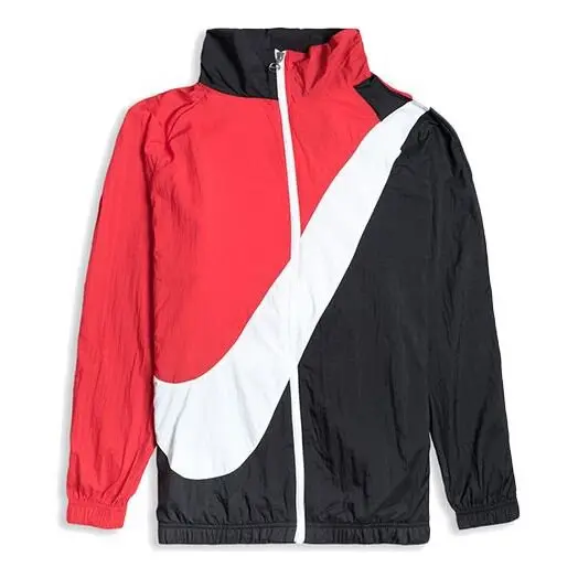 Nike Woven Swoosh Jacket - Blackred