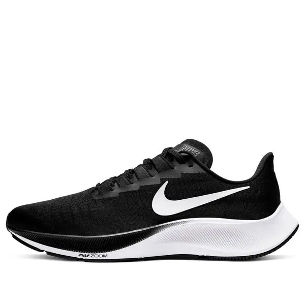 Nike Zoom Pegasus 37 Athletic Sneakers - Black/white