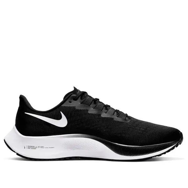 Nike Zoom Pegasus 37 Athletic Sneakers - Black/white