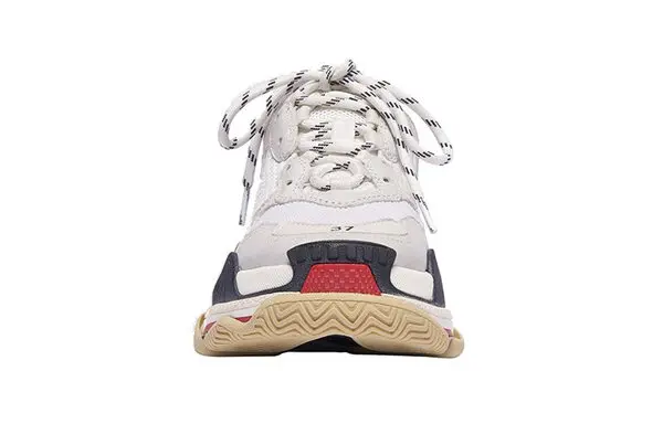 Balenciaga Triple S Sneakers - White/red/black