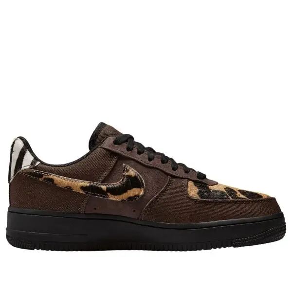 Nike Force 1 Low "animal Print - Brown/black/tan