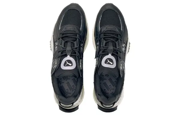 PUMA Wild Rider Techno Sneakers - Black/white/silver