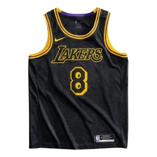 Nike Los Angeles Lakers Nba Kobe Bryant Commemorative Jersey - Black