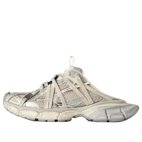 Balenciaga 3xl Extreme Laces Mule - Beige