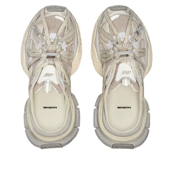 Balenciaga 3xl Extreme Laces Mule - Beige
