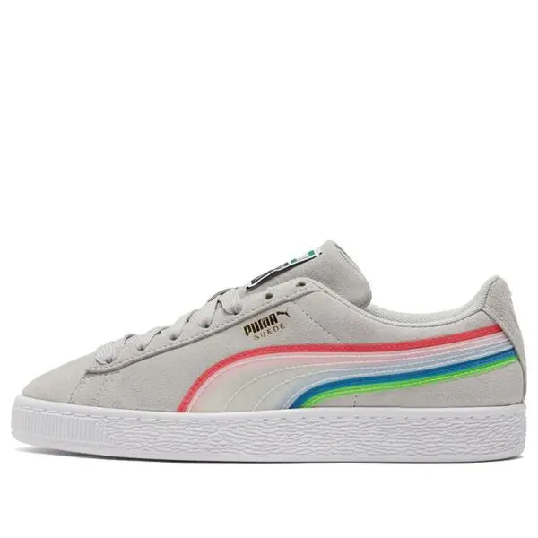 PUMA Suede Triplex Tech Sneakers - Gray/white