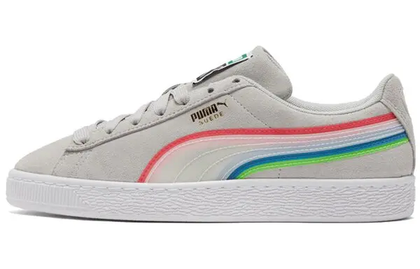 PUMA Suede Triplex Tech Sneakers - Gray/white