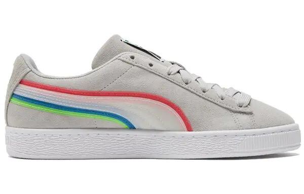 PUMA Suede Triplex Tech Sneakers - Gray/white