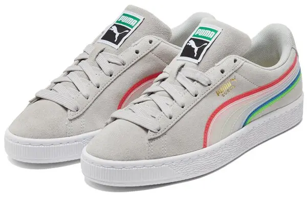 PUMA Suede Triplex Tech Sneakers - Gray/white