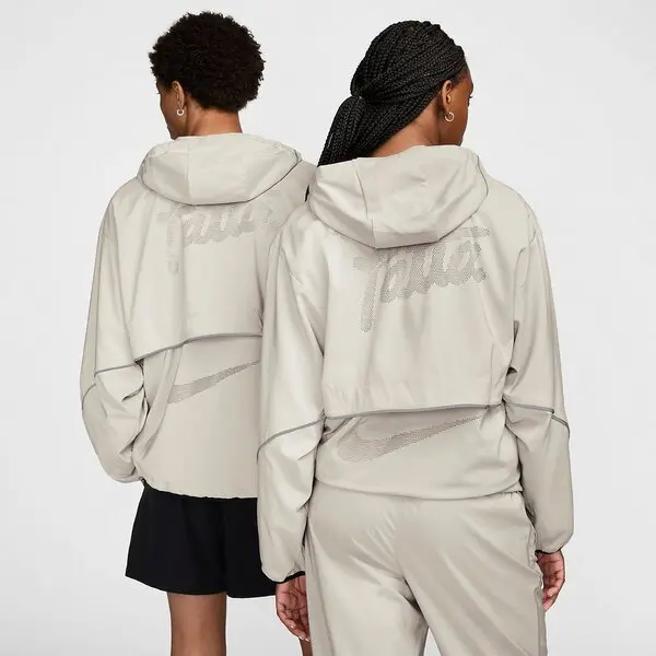 Nike X Patta Zip-up Hooded Jacket - Beige