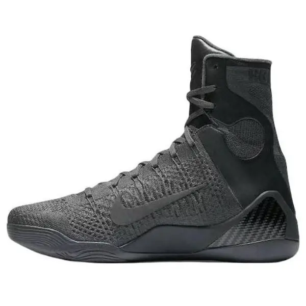 Nike Kobe Elite "fade To Black" High-top Athletic Sneakers - Grey/black