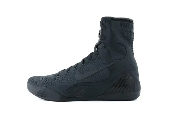 Nike Kobe Elite "fade To Black" High-top Athletic Sneakers - Grey/black