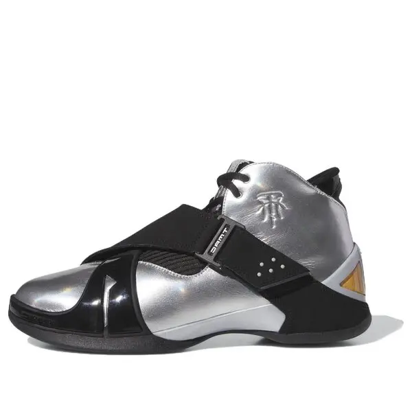 Adidas T-mac 5 'platinum' Basketball Sneakers - Black/silver