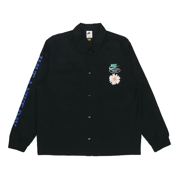 Nike Ss22 Retro Embroidered Daisy Long Sleeve Jacket