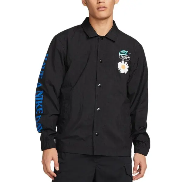 Nike Ss22 Retro Embroidered Daisy Long Sleeve Jacket
