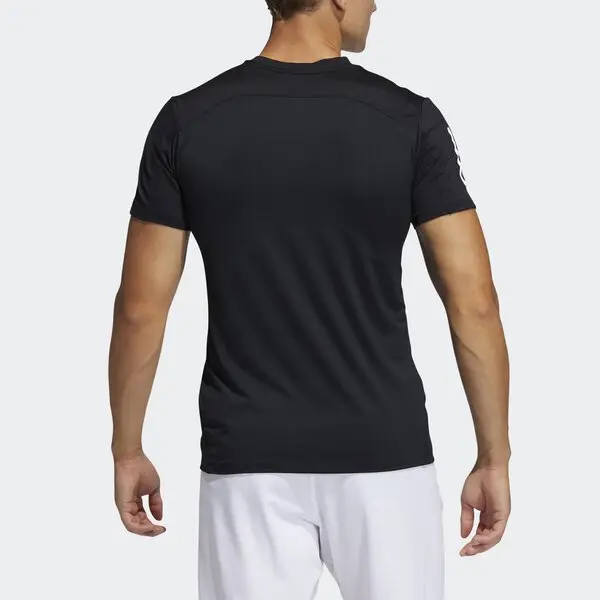 Adidas Aero3s Tee Pb Stripe Sports Short Sleeve T-shirt