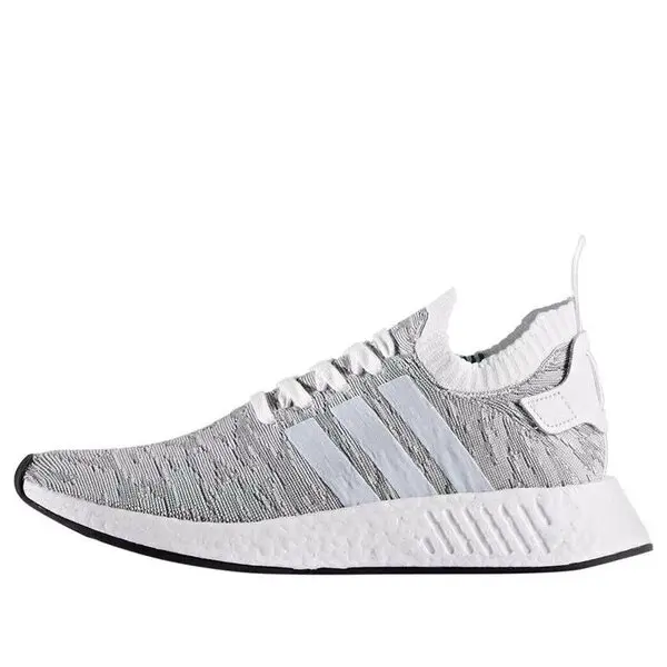 Adidas Nmd_r2 Primeknit Sneakers - Ftwr White/core Black