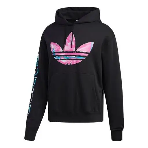 Adidas Originals Watercolor Graphic Hoodie - Black
