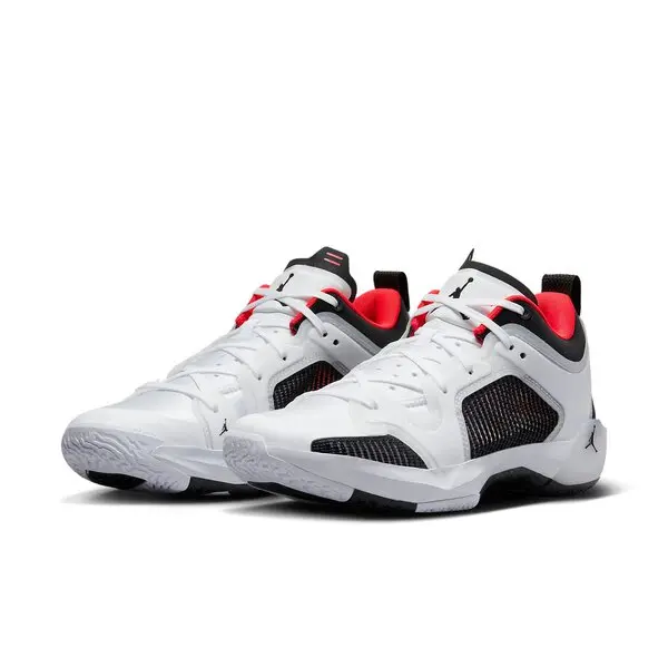 JORDAN 37 Low Athletic Sneakers - Blackwhitered