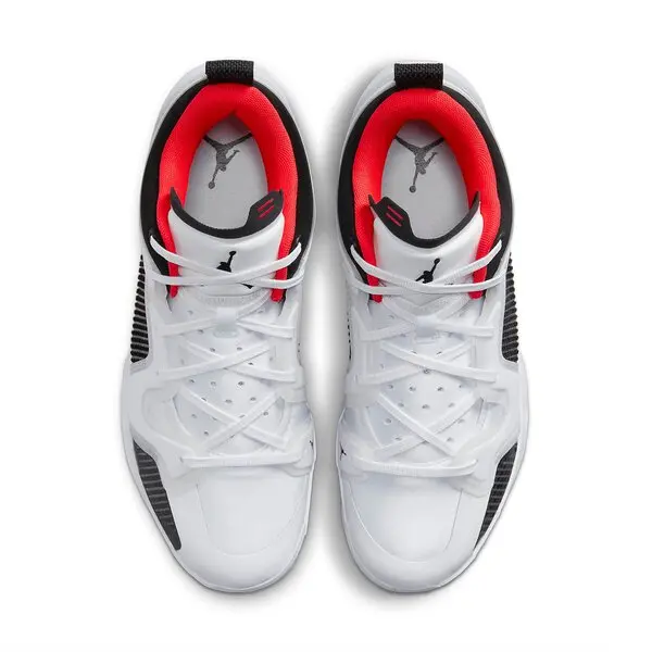 JORDAN 37 Low Athletic Sneakers - Blackwhitered