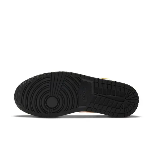 JORDAN 1 Mid Sneakers - White/black/university Gold
