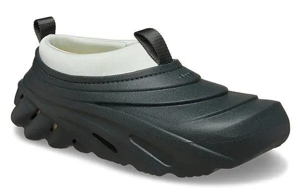 CROCS Echo Storm "kelp" Clogs - Black/white