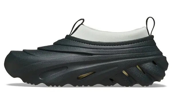 CROCS Echo Storm "kelp" Clogs - Black/white