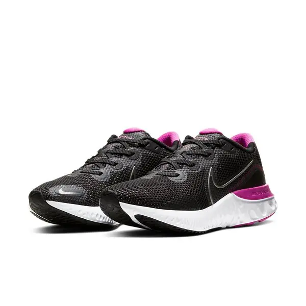 Nike Renew Run Athletic Sneakers - Black