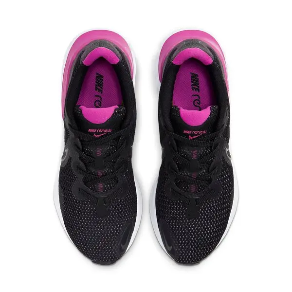 Nike Renew Run Athletic Sneakers - Black