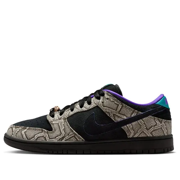 Nike X Dashawn Jordan Sb Dunk Low 'string Black - String/black/bright Spruce