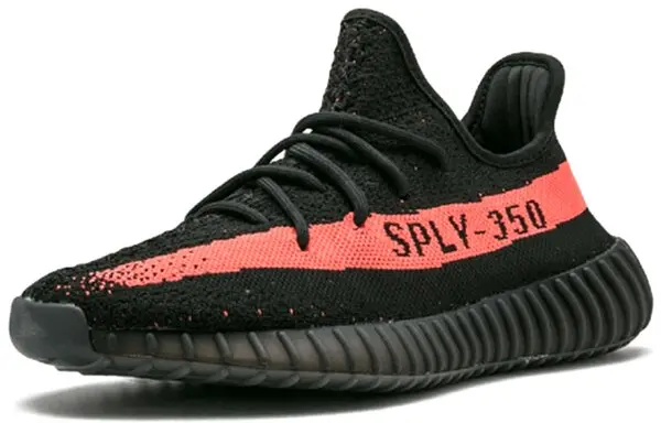 Adidas Yeezy Boost 350 V2 "red" Sneakers - Cblack/red/cblack
