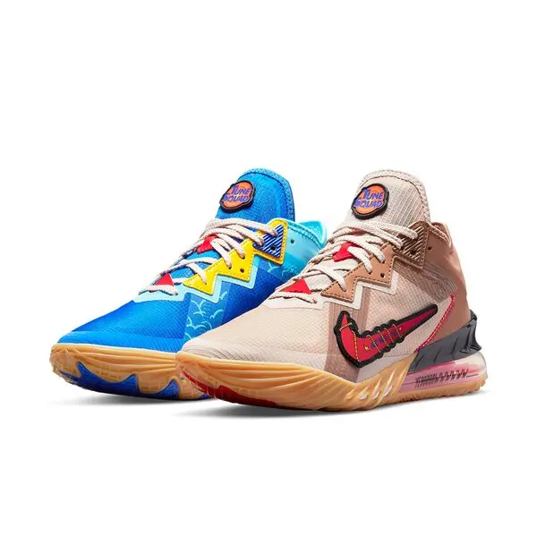 Nike Lebron 18 Low "space Jam Wile E. X Roadrunner" Sneakers