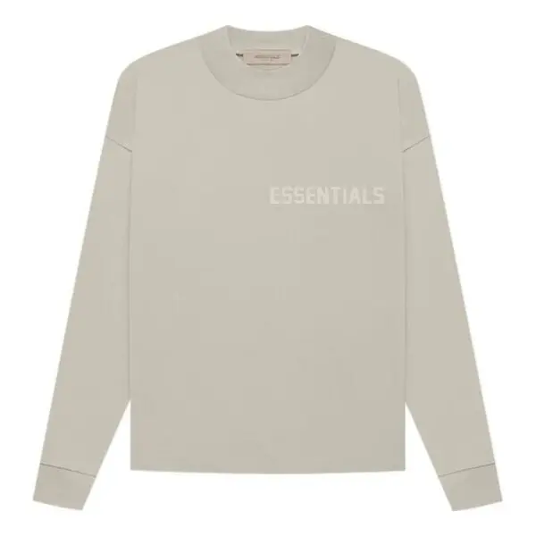 Fear Of God Fw22 Ls Tee Smoke Logo T-shirts - Grey