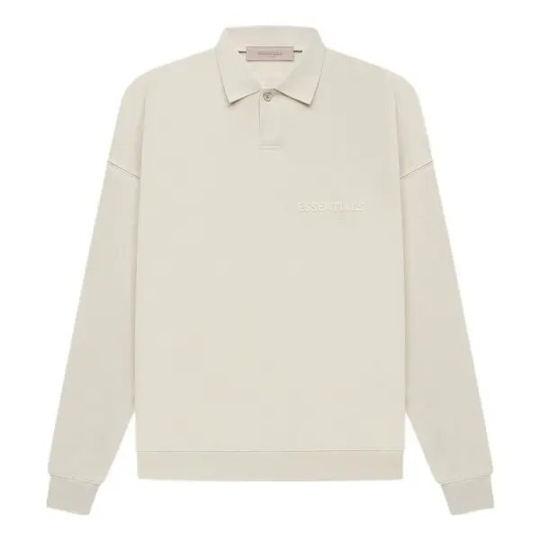 Fear Of God Ss22 Long Sleeve Polo Shirt 'wheat - Beige/yellow