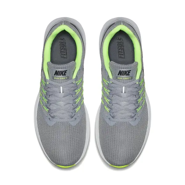 Nike Run Swift Athletic Sneakers - Grey/green